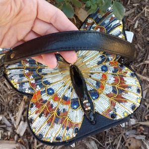 Mary Frances | Bags | Mary Frances In Flight Beaded Butterfly Bag ...